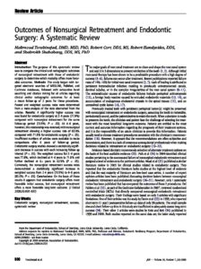 fall2010_torabinejad_outcomes - American Association of Endodontists